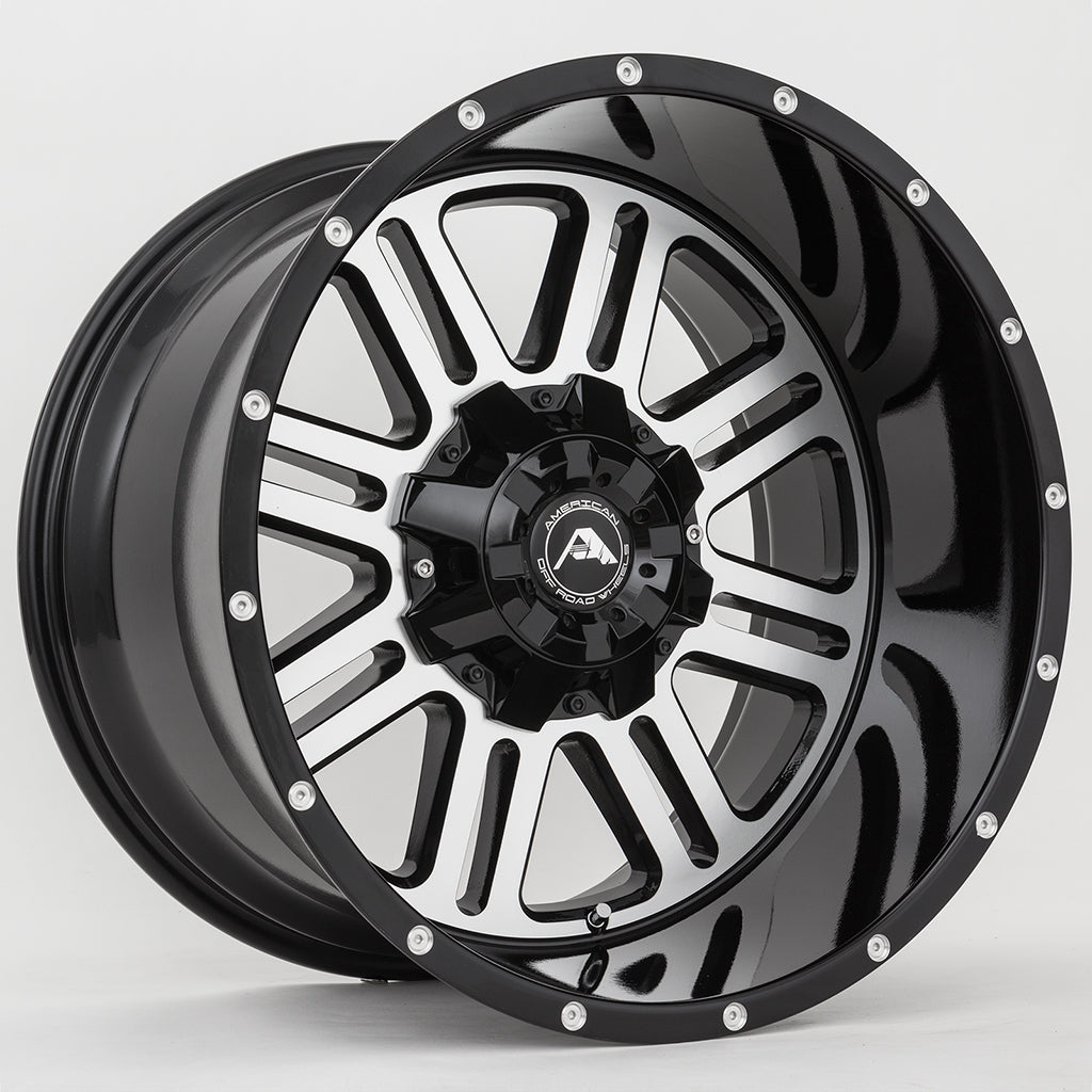 A106 Black Machined – American Off-Road Wheels